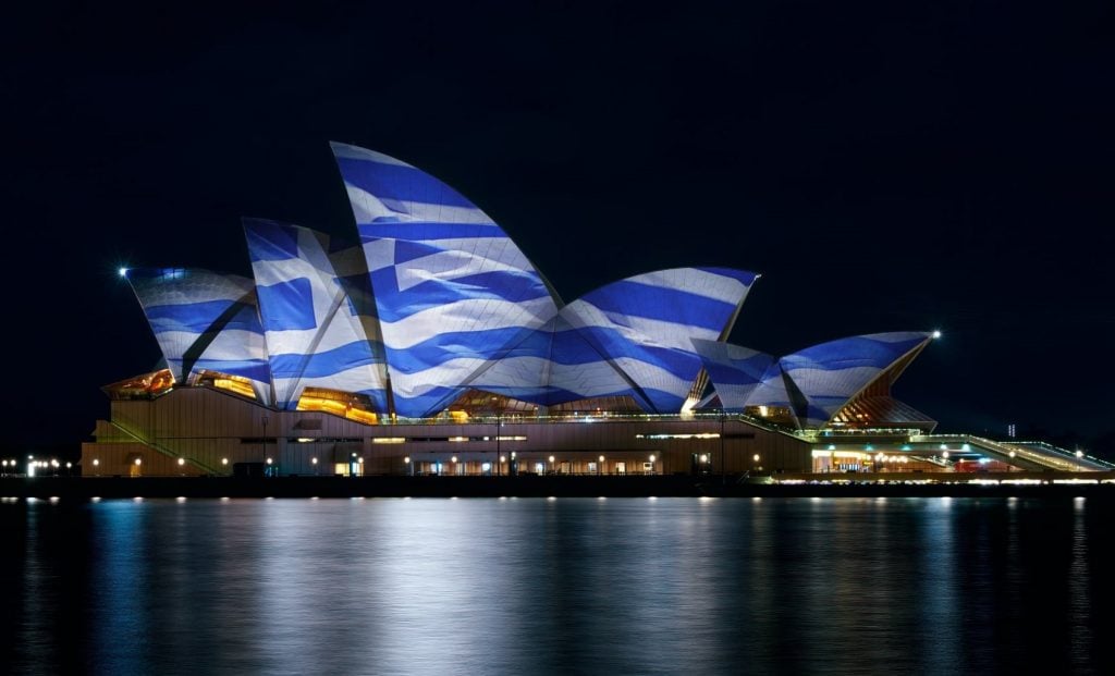 Sydney Opera House to Project Greek Flag for Greece’s Bicentennial ...