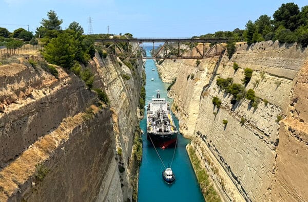 Greece's Corinth Canal Reopens to Shipping After Months of Repairs ...