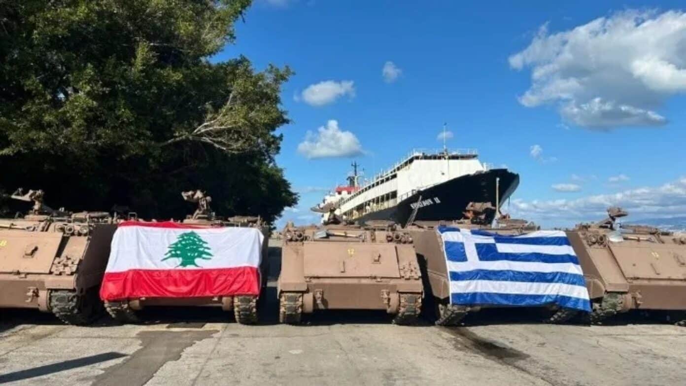 Greece Bolsters Lebanon’s Defense Donating Heavy Armor - GreekReporter.com